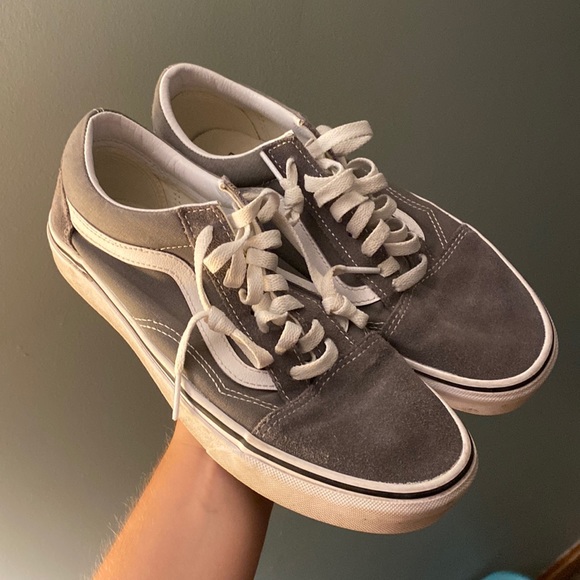 Vans | Shoes | Grey Old Skool Low Vans | Poshmark